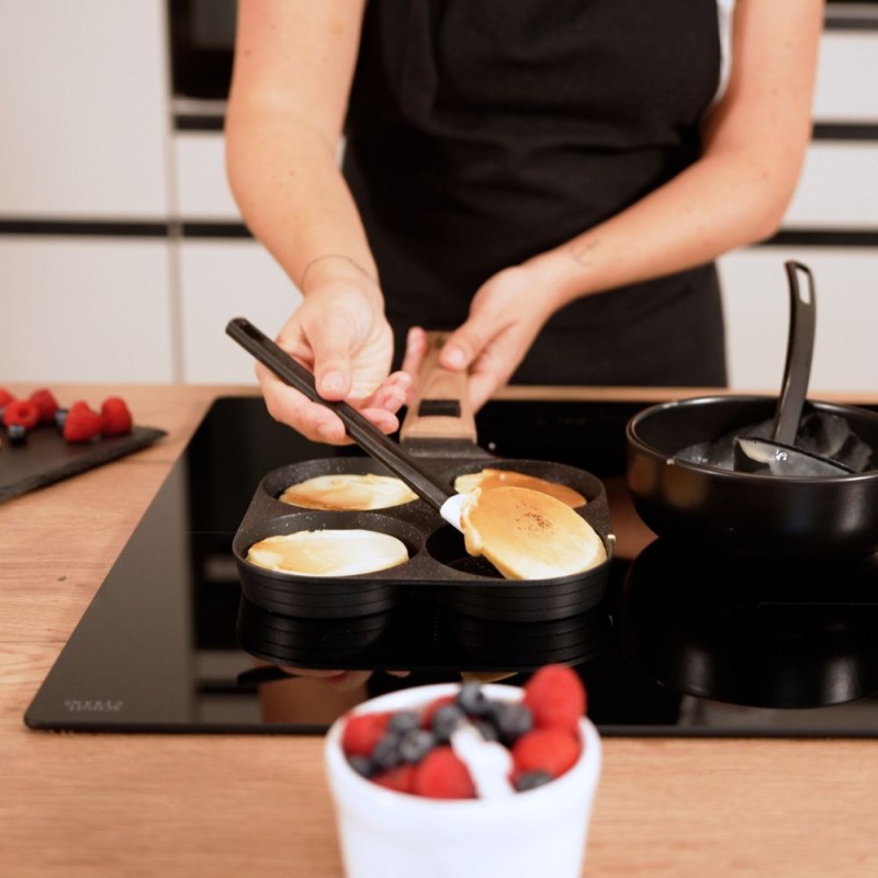 Poêle à pancakes Légende en céramique - Tous feux, manche amovible